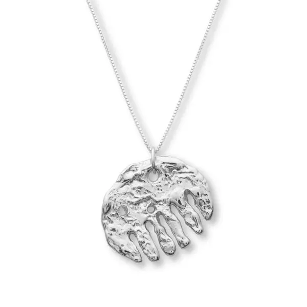 EVA REMENYI Simon Radvan X Comb Necklace Mini - Silver