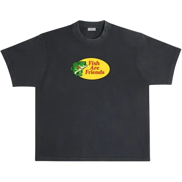 DONT EAT THE HOMIES Fish Are Friends Tee - White