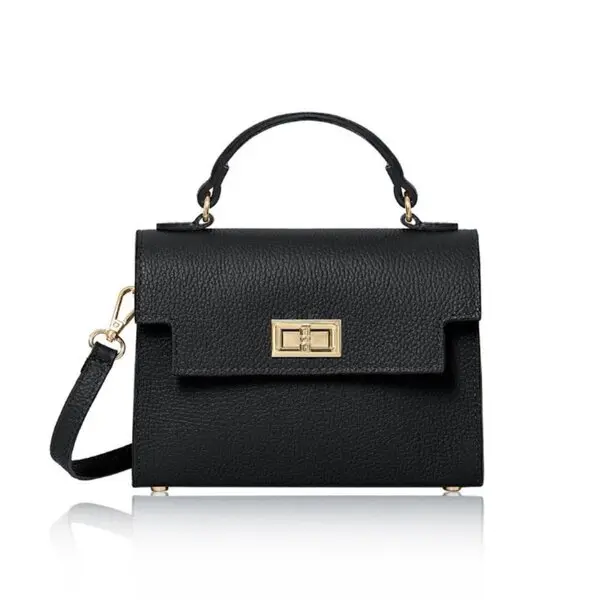 BETSY & FLOSS Forli Top Handle Handbag - Black