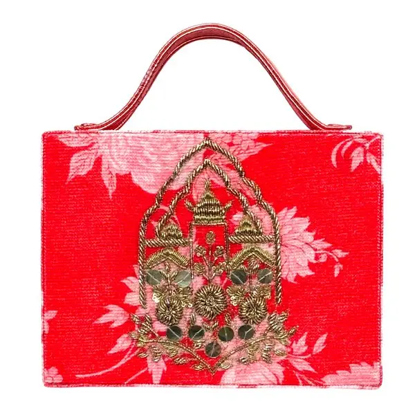 SIMITRI Palace Briefcase Bag - Red