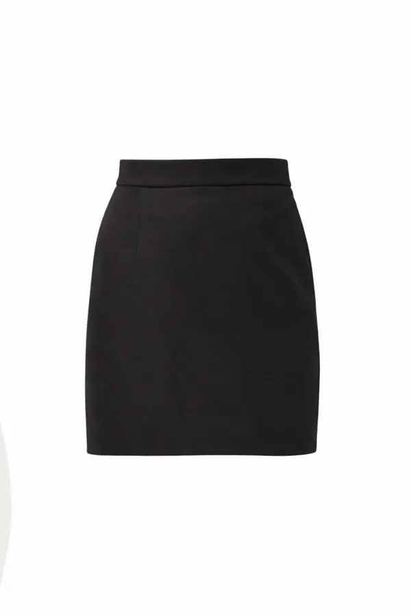EXQUISE Braxton Mini Skirt - Black