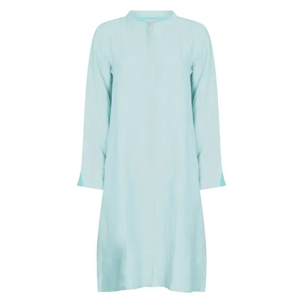 NOLOGO-CHIC Super Mix Coat Dress Linen Sky - Blue
