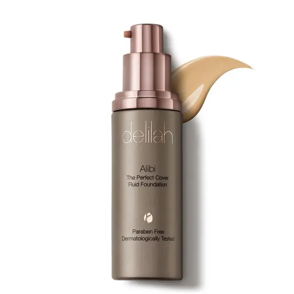 DELILAH Neutrals Alibi The Perfect Cover Fluid Foundation Dune - Brown