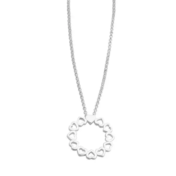 FV JEWELLERY Sterling Circle Of Love Necklace