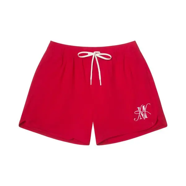 HAUS OF MCLEES Sporting Swim Shorts - Red