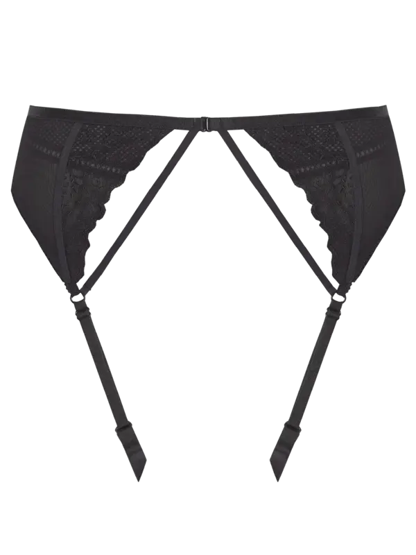 BONBON LINGERIE Mara Suspender Belt - Black