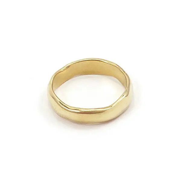 BIKO Wavi Ring Thin - Gold