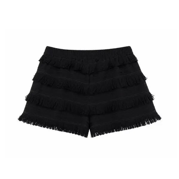 MIRIMALIST Fringe Short - Black
