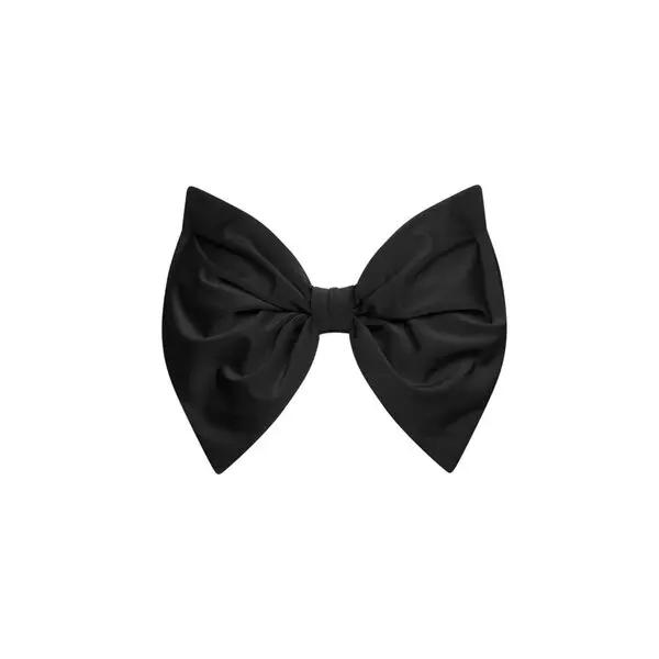 PAOLA AMADOR Bikini Top Bow - Black