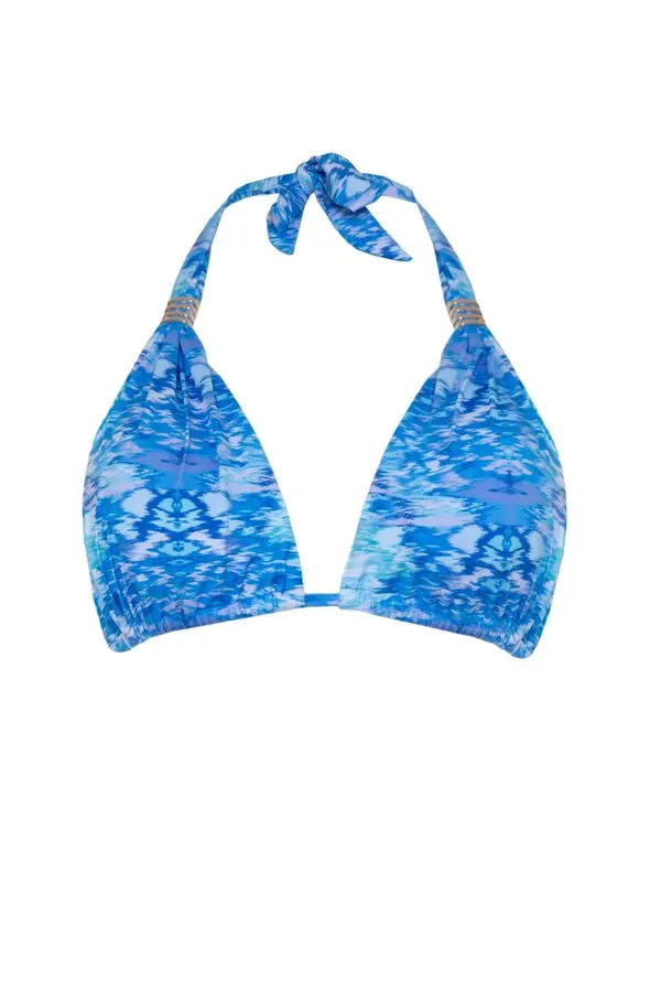 SOPHIA ALEXIA Sea Dream Miami Bikini Top - Blue