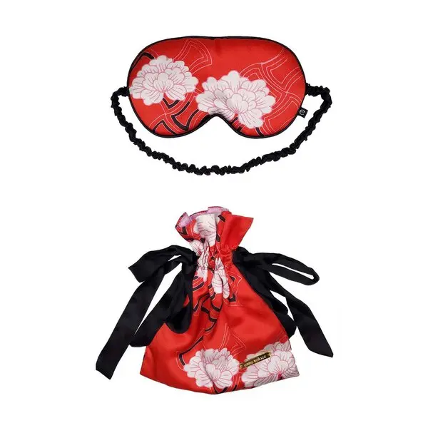 EMMA WALLACE Rouge Eye Mask - Red