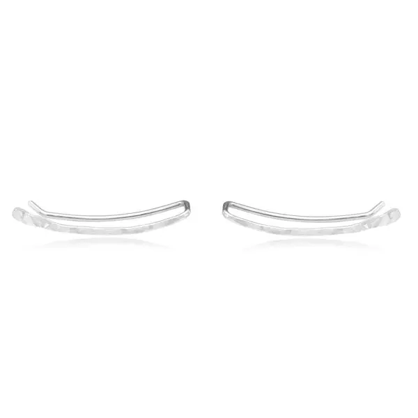 KIRI & BELLE Grace Climber Sterling Earrings - Silver