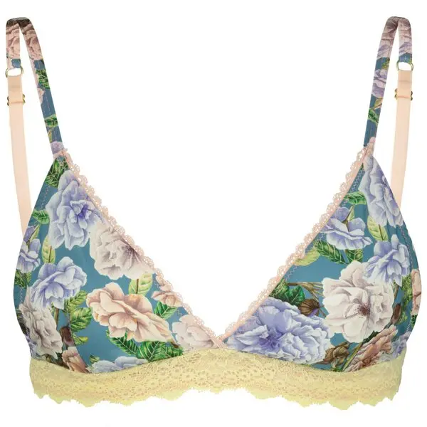 NOBLESSE OBLIGE Summer Meadow Bralette - Blue