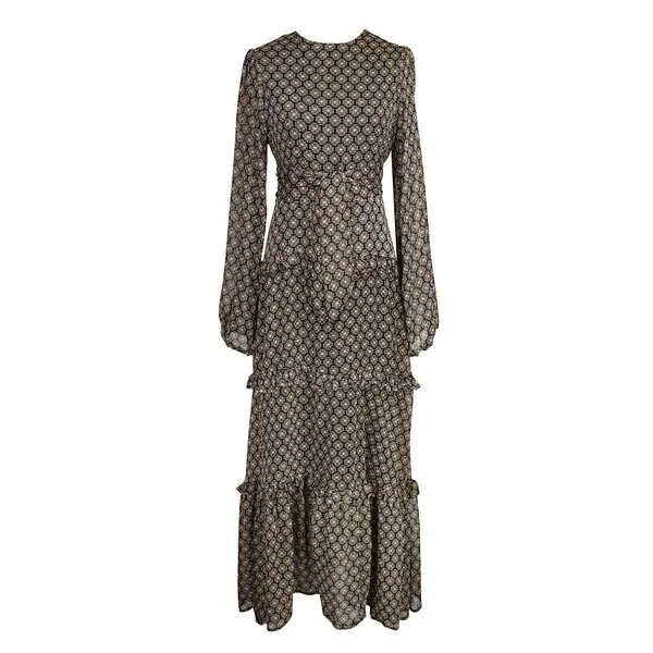 JENNAFER GRACE Oracle Love Maxi Dress - Brown