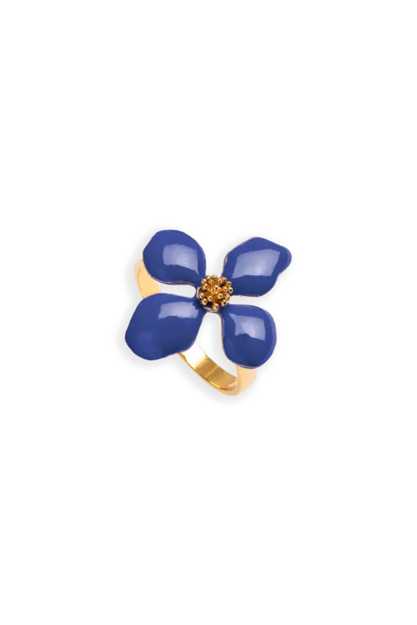 LAVANI JEWELS Cassia Ring - Blue