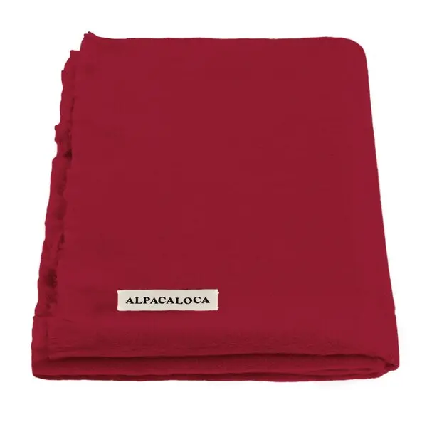 ALPACA LOCA Scarf Ruby - Red
