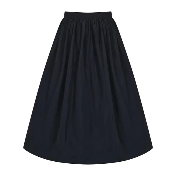 MAVLO Taffeta Midi Skirt