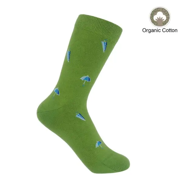PEPER HAROW - MADE IN ENGLAND Umbrella Socks - Green