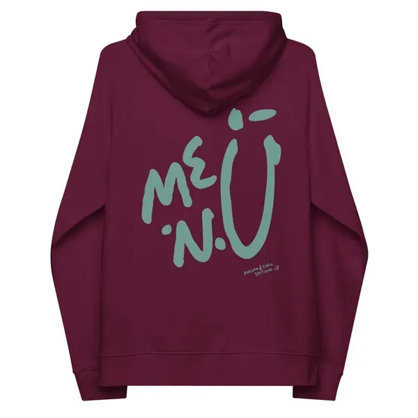 ANCHOR & CREW Burgundy Twelve Me.n.u Editions Organic Cotton Hoodie - Red