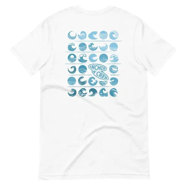 ANCHOR & CREW Surf N Waves Passenger Organic Cotton T-shirt - White