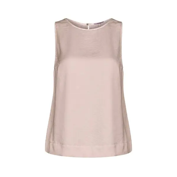 OH!ZUZA NIGHT&DAY Neutrals Echo Viscose Top Wide Straps Light - Beige