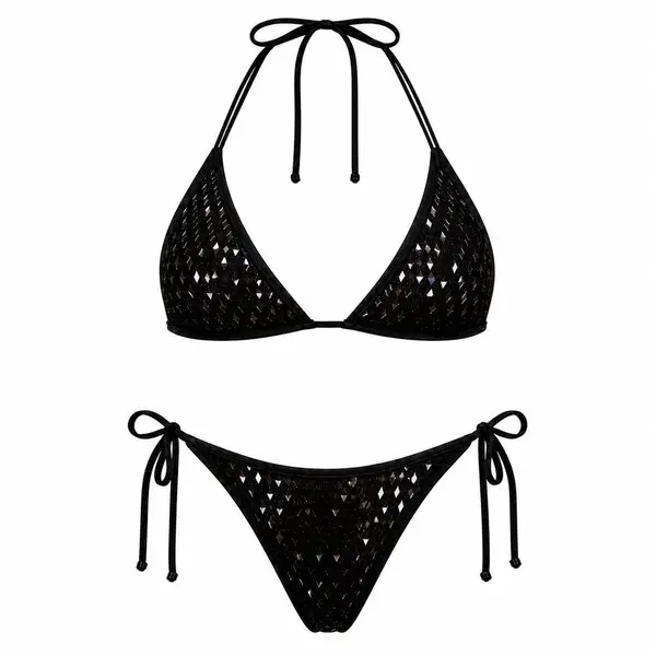 CHIARELLA Gala Sequin Bikini - Black