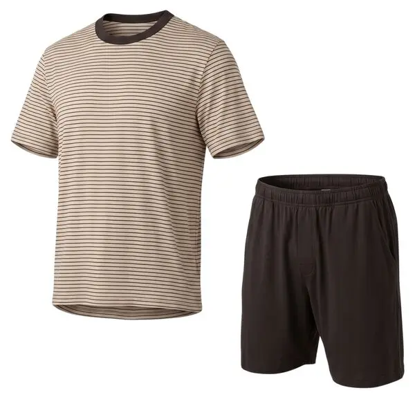 ZD ZERO DEFECTS Short Pyjamas Modal Suihei Lead Grey - Gray