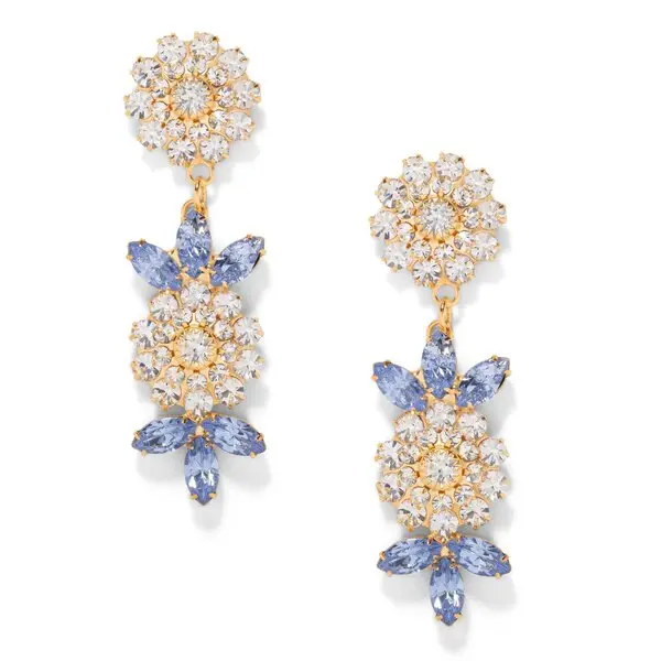 THE PINK REEF Elsa Earring In Sapphire - Blue