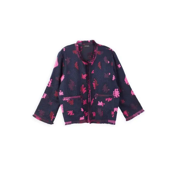 Saachi Abstract Bloom Short Jacket