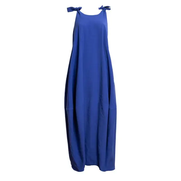 BIANCA POPP Balloon Dress With Straps - Blue