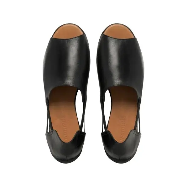 WOMADS Jet Peep Toe Flats