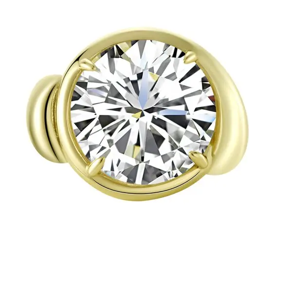 ONEWILDONE Don't Wait For Permission Statet Cocktail Ring - Gold