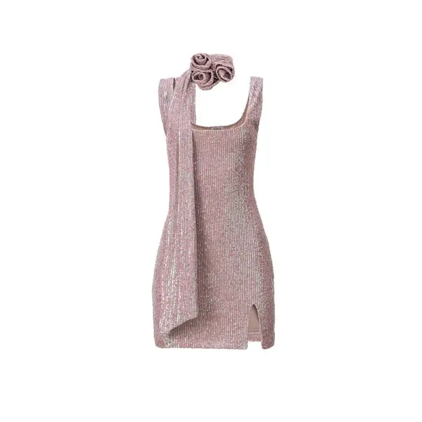 LITA COUTURE Sequin-embellished Minidress