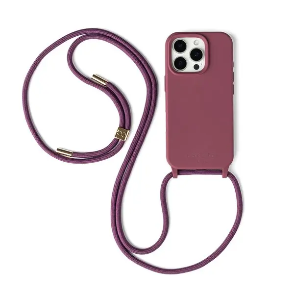 Cordée Cases Cairo Phone Strap Set Burgundy Magsafe - Purple
