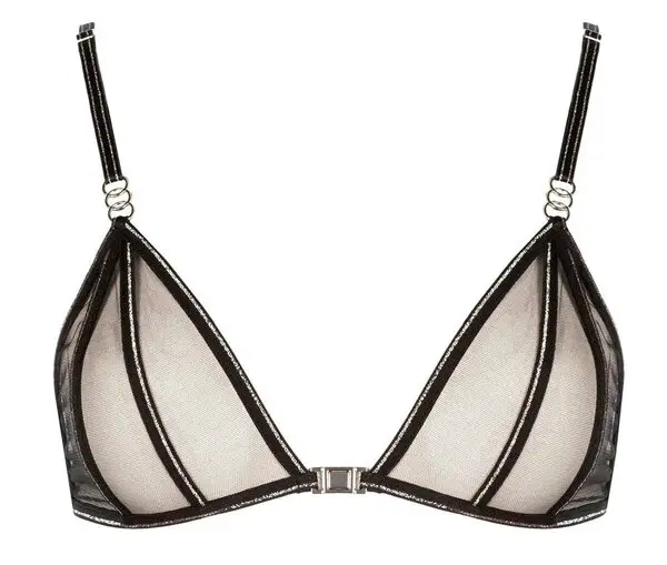 BRACLI Manhattan Crossed Bra - Black