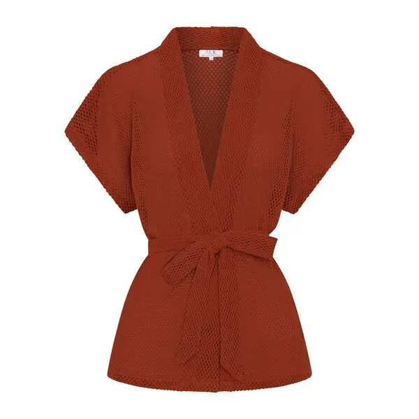 ARMS OF EVE Sardinia Wrap Top - Orange