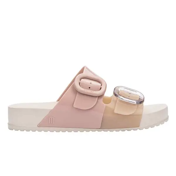 Melissa Neutrals Cozy Slide Beige, Pink - Beige/pink
