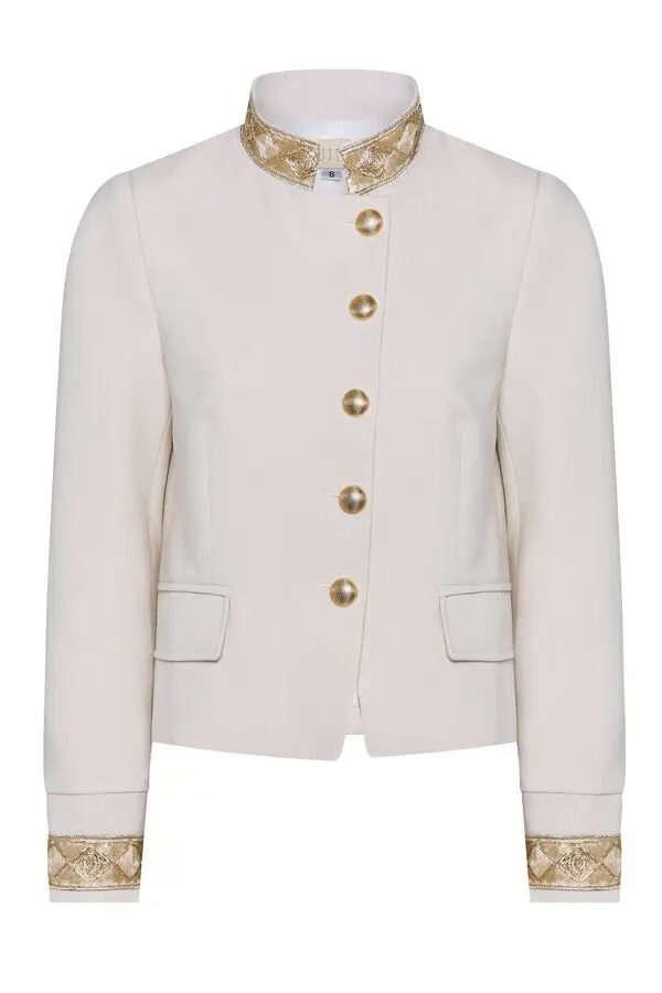 GUINEA Neutrals Summer Jacket Cream - White