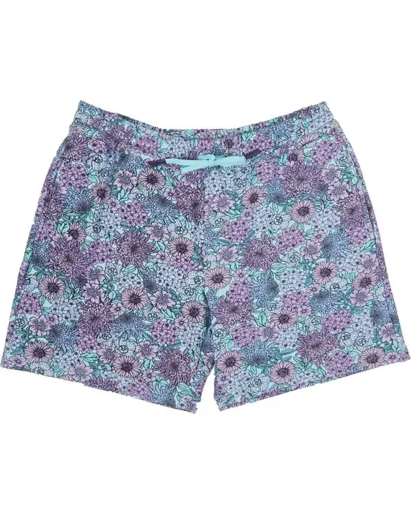 LORDS OF HARLECH Silus Garden Party Interlock Shorts Spearmint - Green
