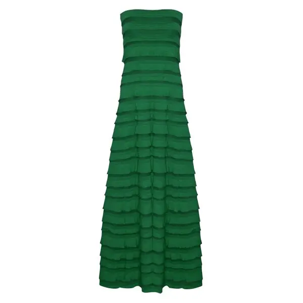 SACHA DRAKE Maddison Dress In Emerald - Green