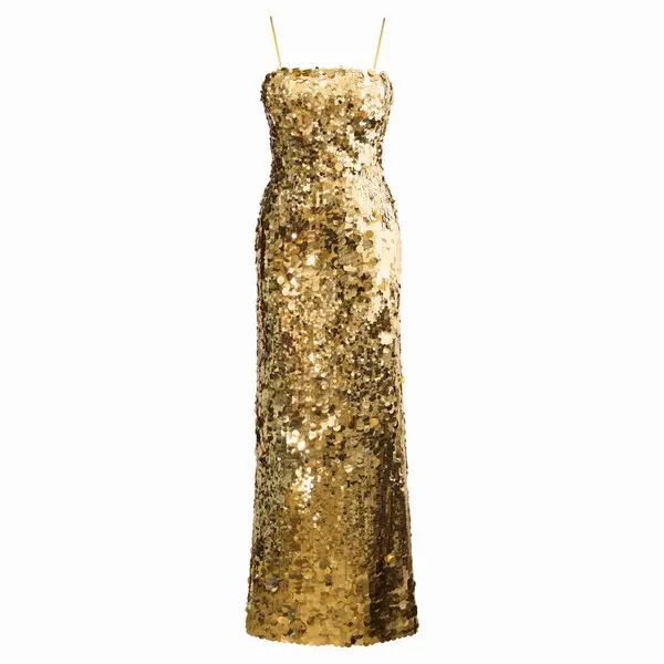 GUSHKA Starlit Sequined Gown