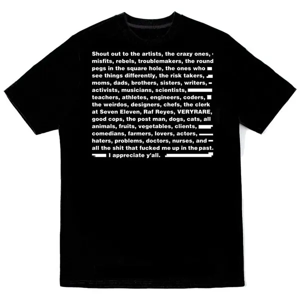 VERYRARE Shoutout Tee - Black