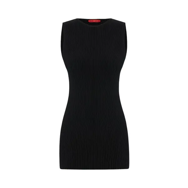 PCFG Knitted Tank Top - Black
