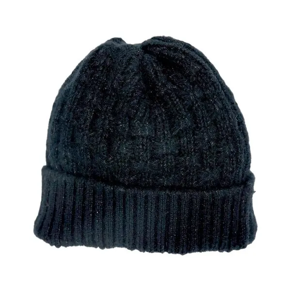 MAISON BOGOMIL Wool-blend Sparkly Beanie - Black