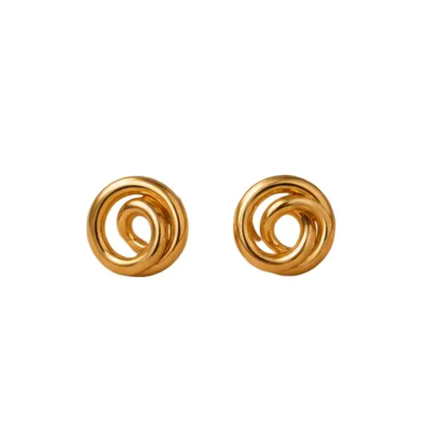 LILY FLO JEWELLERY Forever In Motion Bold Earrings - Gold