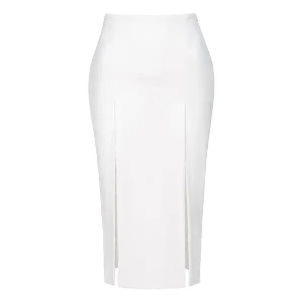 AGGI BY HALEWSKI Salma Ecru Skirt - White