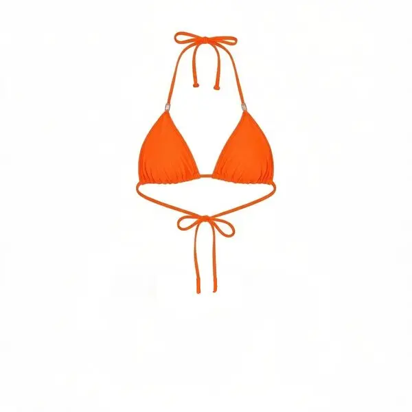 BRASINI SWIMWEAR Soninha Convertible Bikini Top - Orange