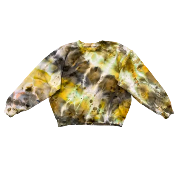 ROY G. Camo Tie Dye Sweatshirt - Green
