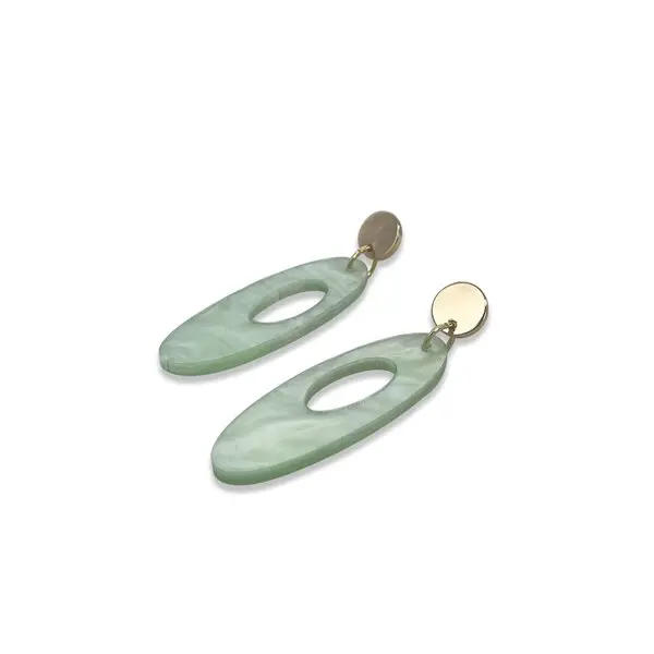 TOOLALLY Hepworth Earrings Light - Green