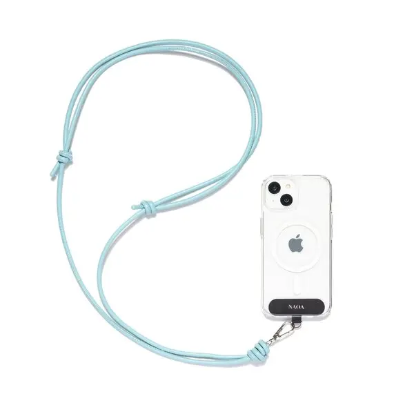 NAOA Cross-body Phone Strap Turquoise - Blue